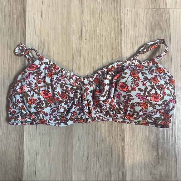 Maaji | Swim | Maaji Floral Scrunched Ruffle Pirouette Top Destiny ...